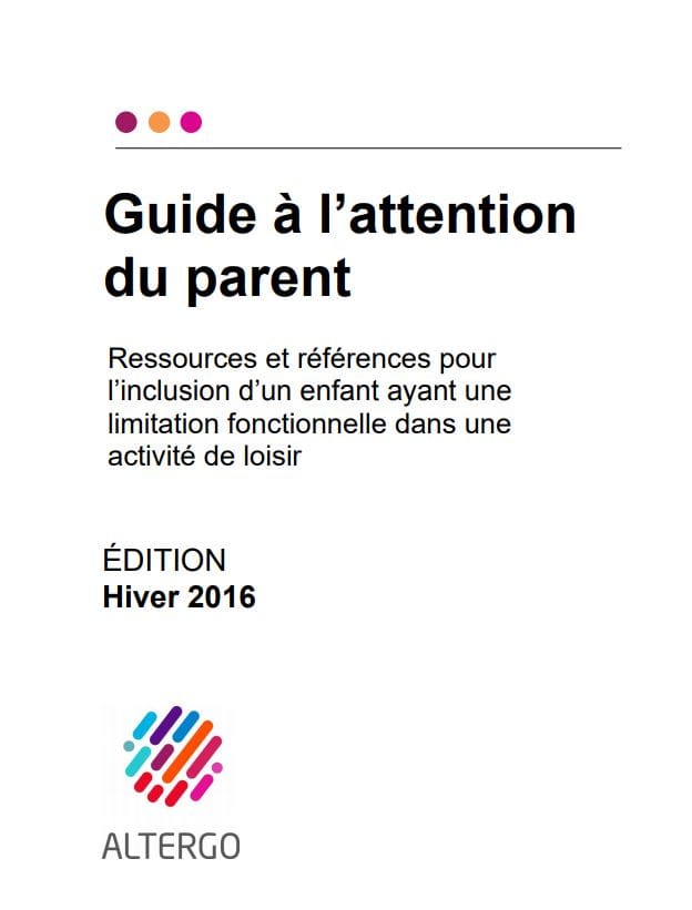 Outils et guides - Ressources en accessibilité universelle